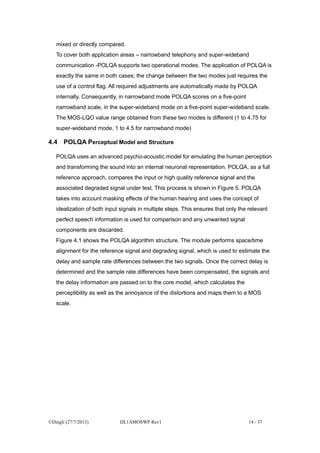 Speech quality Learnings | PDF