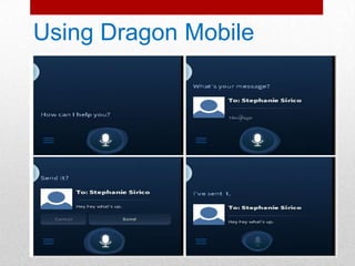 Speech Recognition, Text to Speech, and Voice Interfaces | PPT