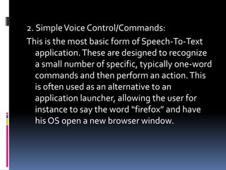 Speech Recognition | PPTX