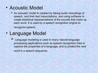 speech _ recognition _ presentation .ppt