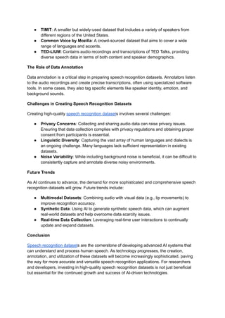 The Growing Importance of Speech Recognition Datasets in AI Development ...