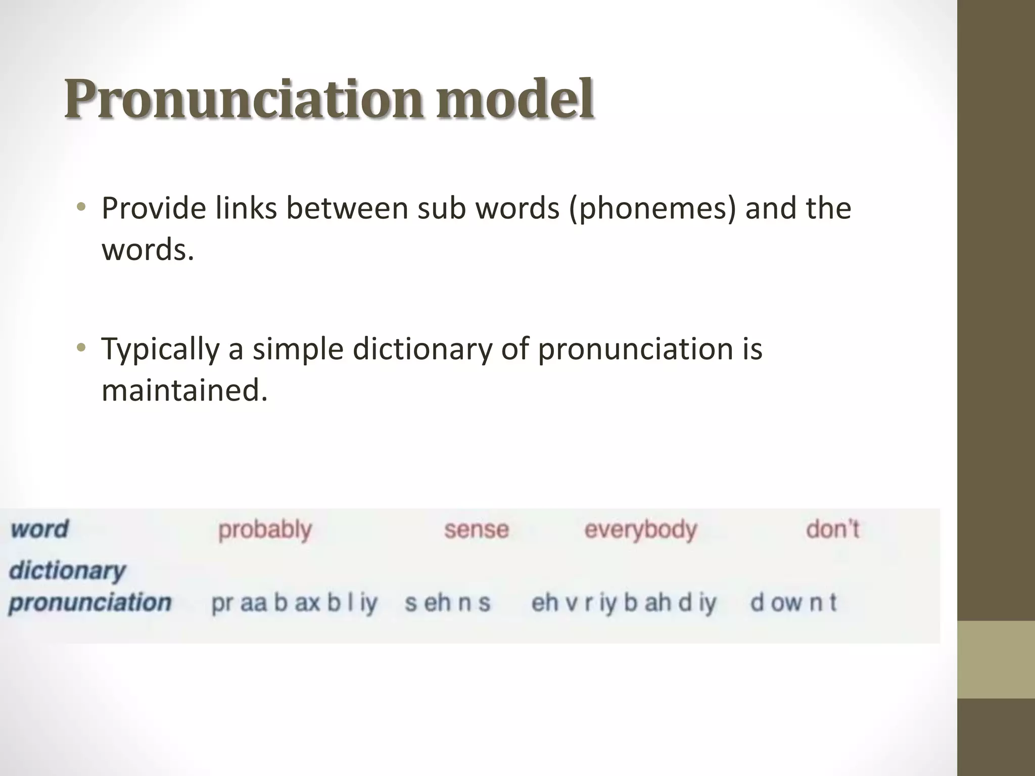Speech recognition system | PPTX
