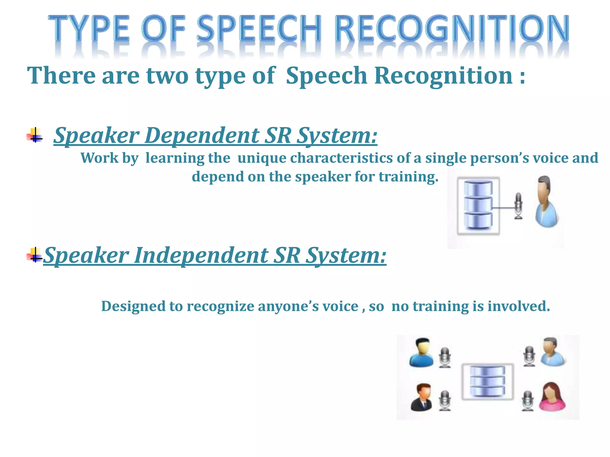 Speech Recognition Technology | PPTX