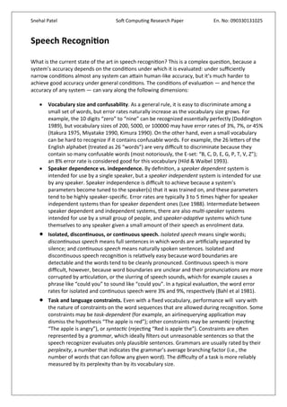 Speech recognition using neural + fuzzy logic | PDF