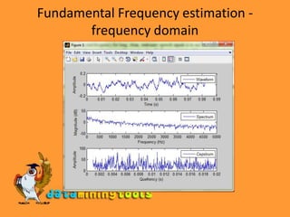 Matlab: Speech Signal Analysis | PPTX