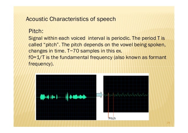 Speech signal processing lizy