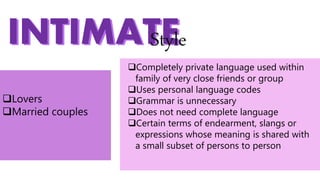 Speech styles | PPTX