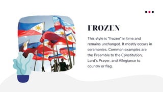 SPEECH STYLES Oral communication quarter 2.pdf