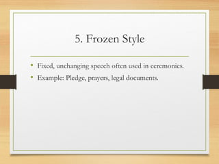 Speech_Styles_Lesson_Plan_PPT.p oral comptx | PPTX