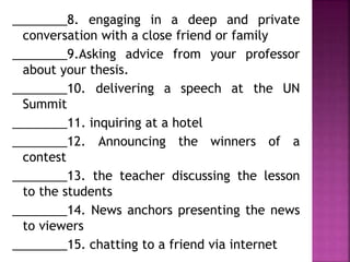 Speech styles ppt. | PPTX