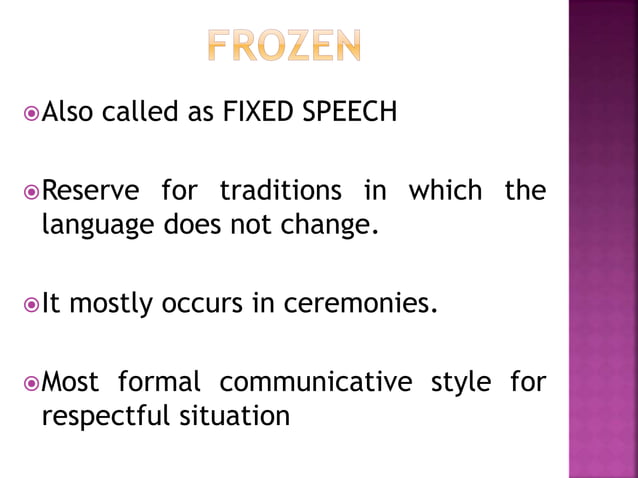 Speech styles ppt. | PPTX