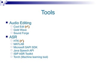 Speech Technology Overview | PPT
