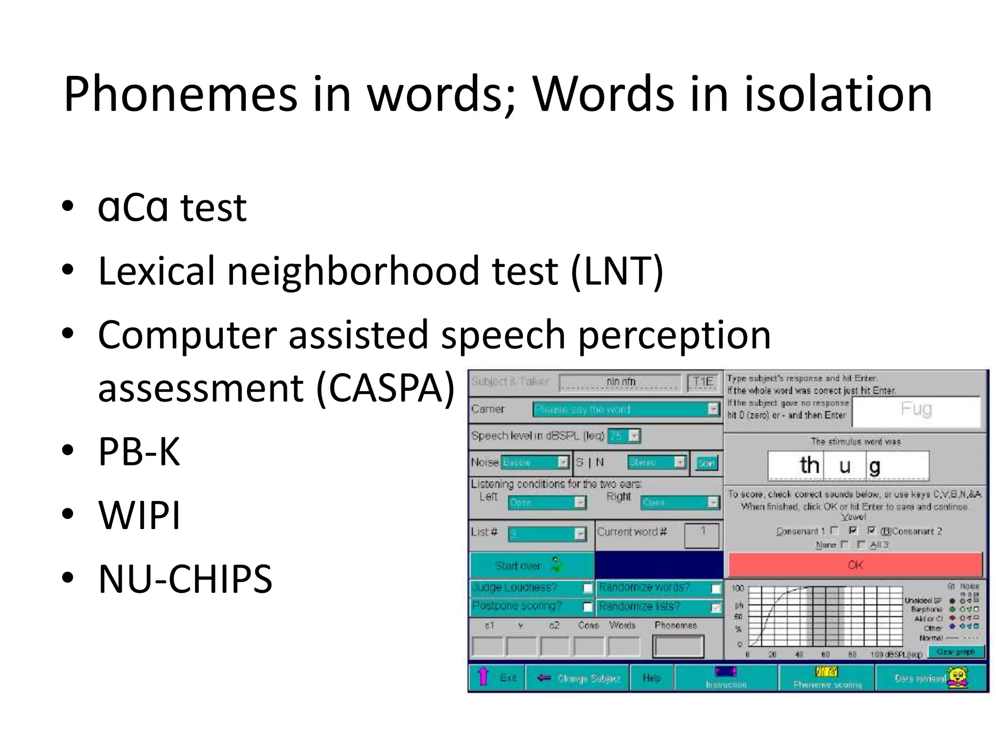 Speech testing | PPTX