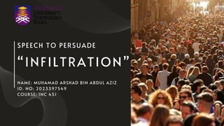 SPEECH TO PERSUADE - What is Infiltration.pdf