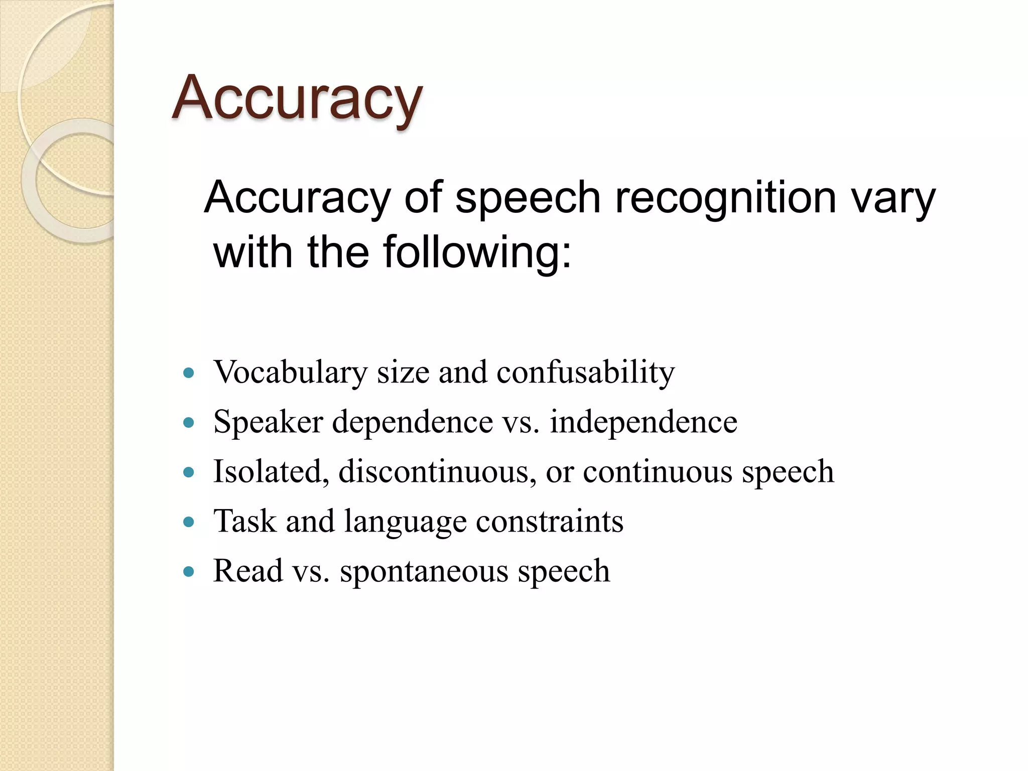 Speech to text conversion | PPTX