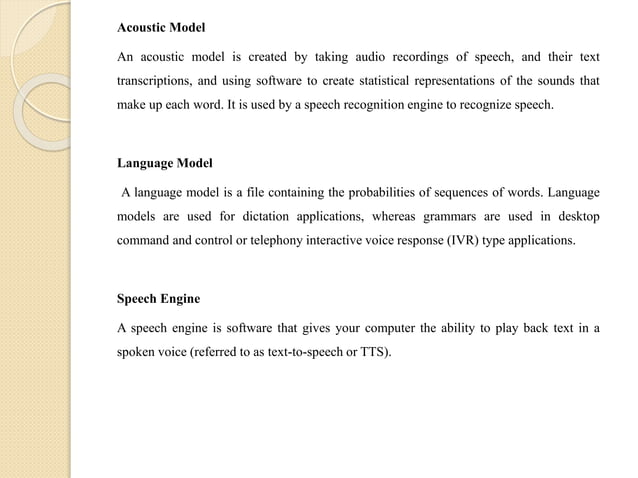 Speech to text conversion | PPTX | Digital Audio | Computer Software ...