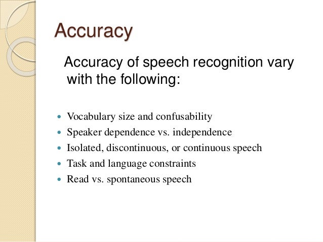 Speech To Text Conversion
