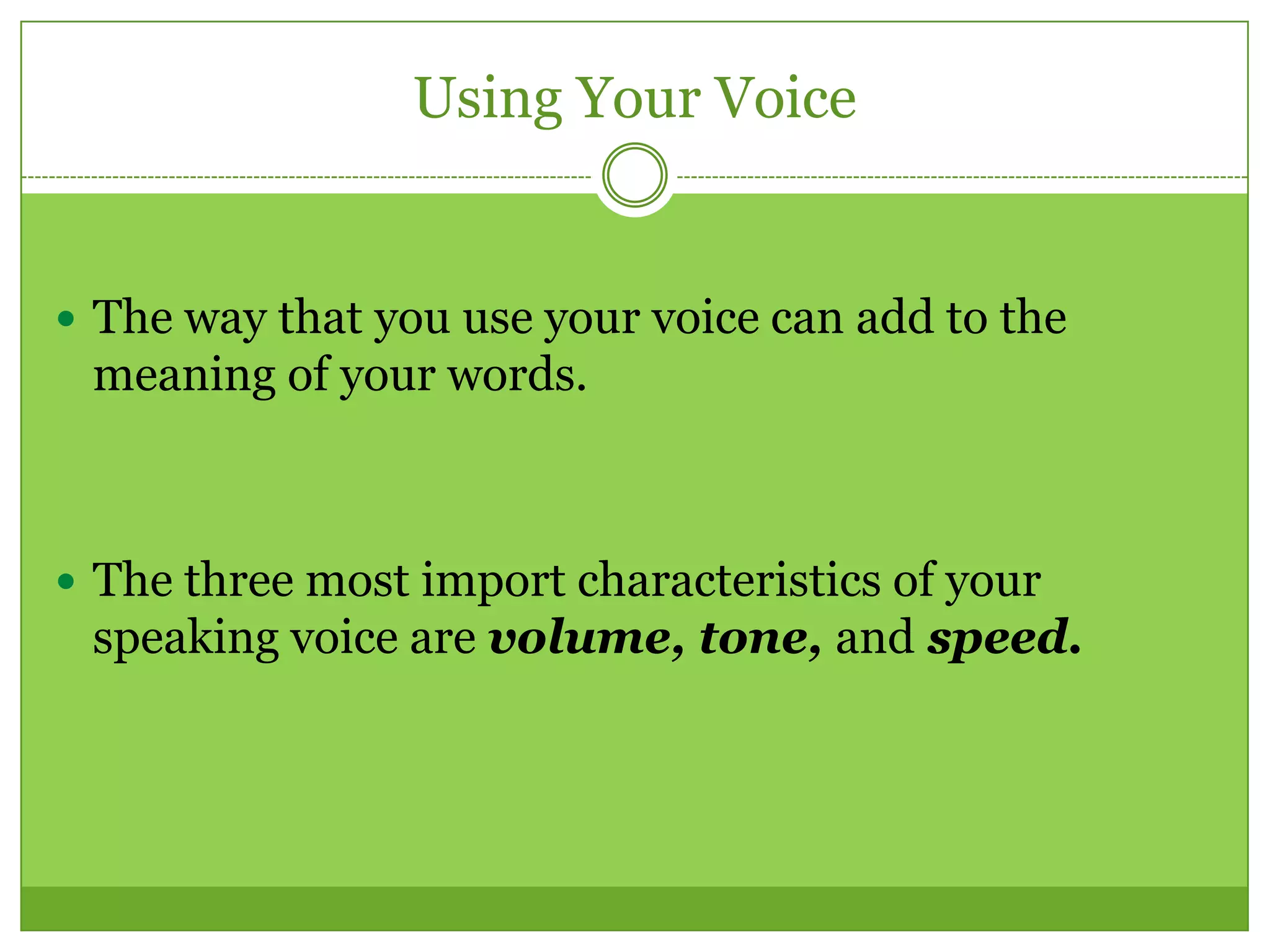 Speech visual aids | PPT