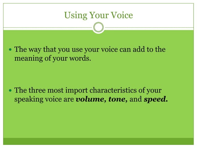 Speech visual aids | PPT