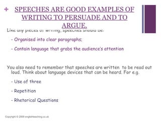 Speechwriting | PPT