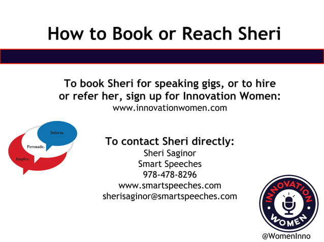 Speech Writing Basics - Sheri Saginor | PDF | Web Conferencing ...