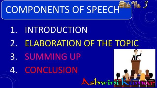 Speech writing for class xi and xii | PDF