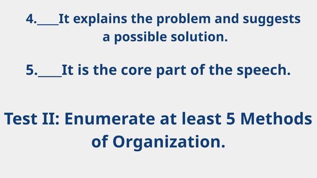 SPEECH WRITING in Oral Communication Subject | PPT