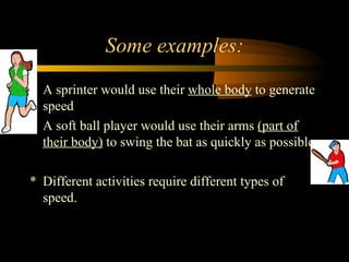 Speed | PPT | Running and Jogging | Fitness and Exercise