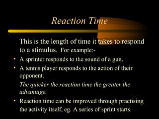 Speed | PPT | Running and Jogging | Fitness and Exercise