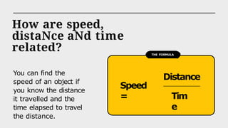 motion, speed, velocity power point pres | PPTX