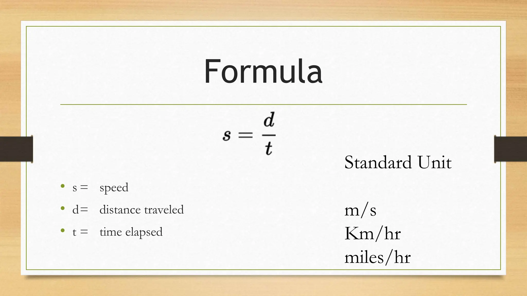 Speed and Velocity Science_Grade - Seven | PPTX