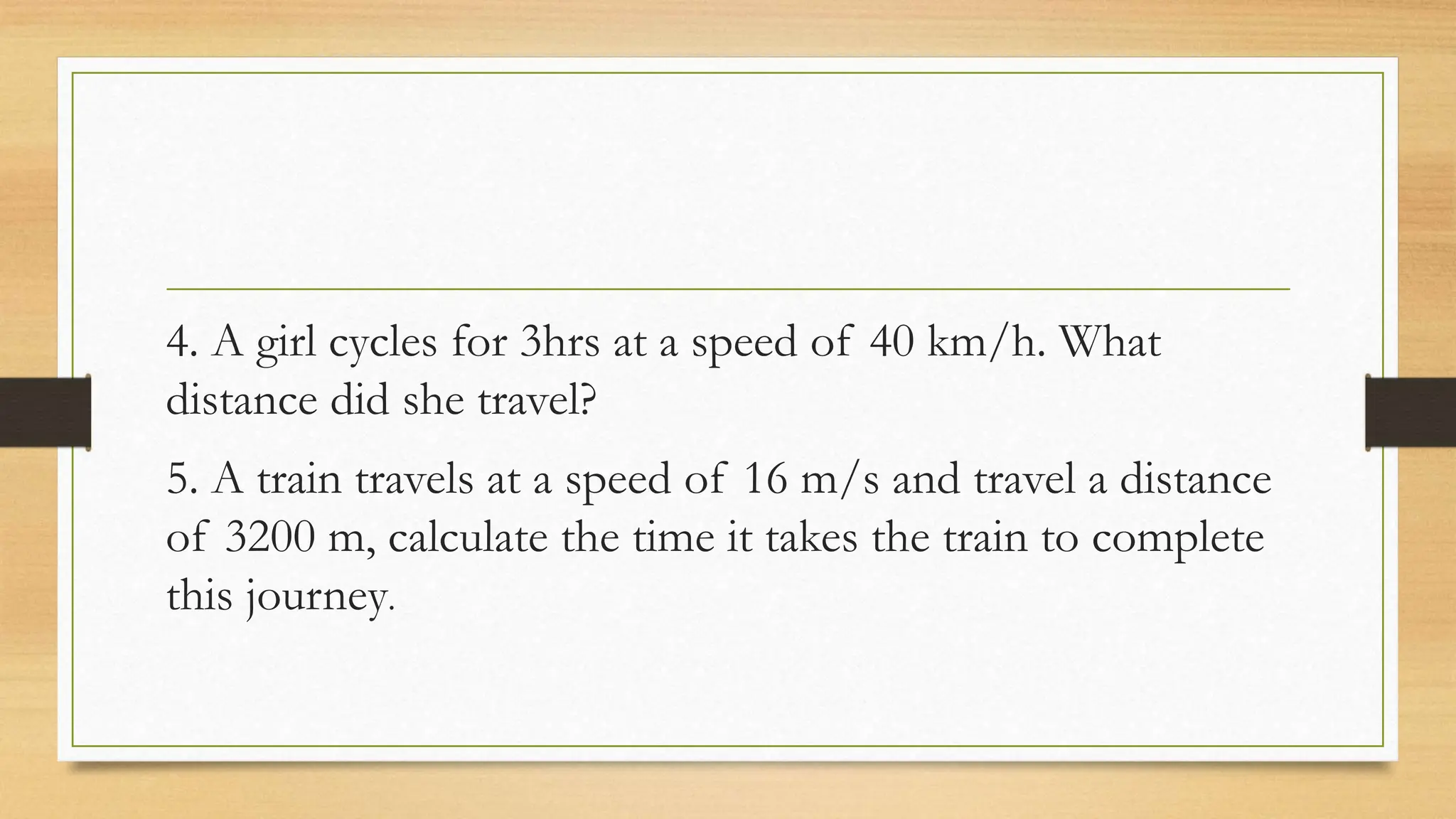 Speed and Velocity Science_Grade - Seven | PPTX