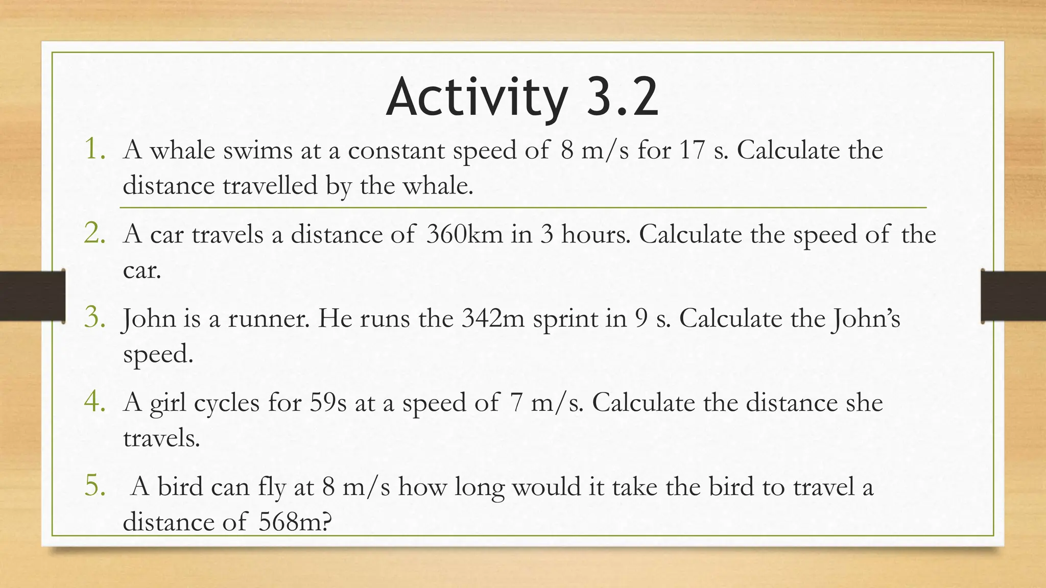 Speed and Velocity Science_Grade - Seven | PPTX
