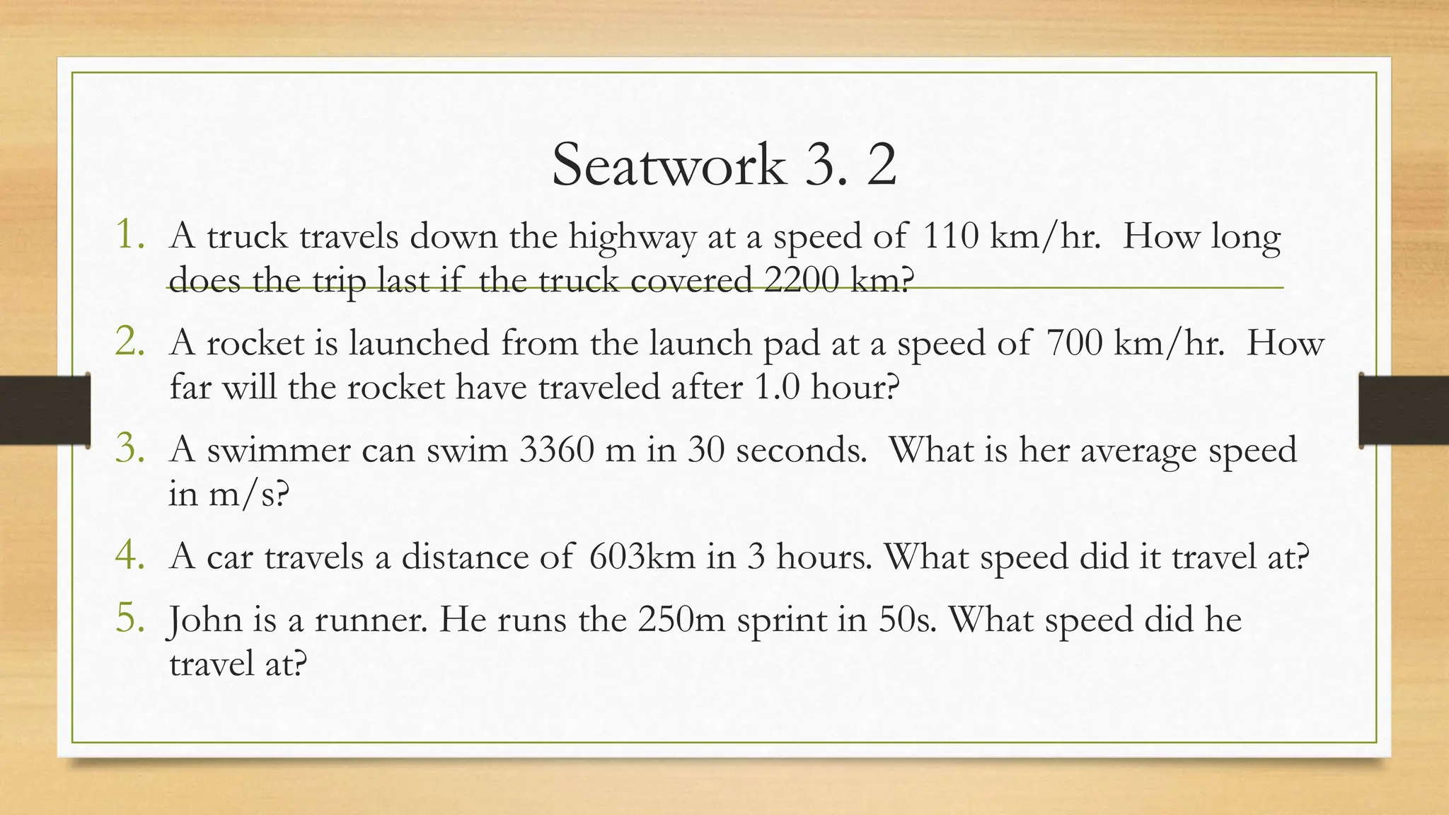 Speed and Velocity Science_Grade - Seven | PPTX