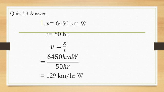 Speed and Velocity Science_Grade - Seven | PPT
