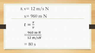 Speed and Velocity Science_Grade - Seven | PPTX