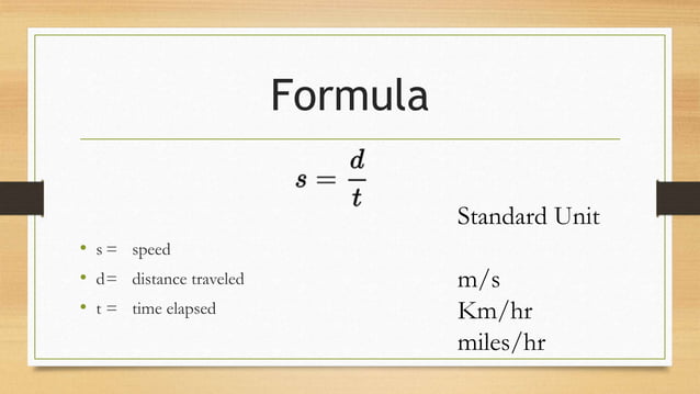 Speed and Velocity Science_Grade - Seven | PPTX