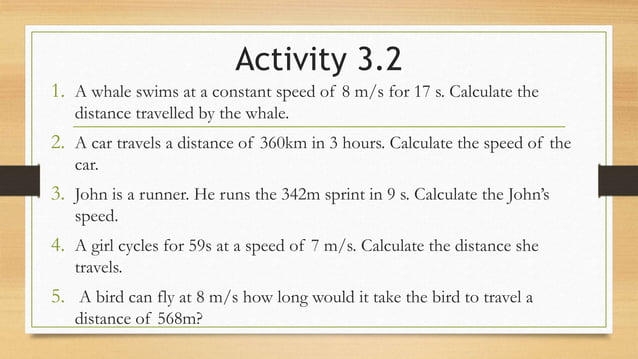 Speed and Velocity Science_Grade - Seven | PPTX