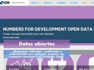 “Speed Data-ing” at IDB: share and exchange ideas about using data | PDF