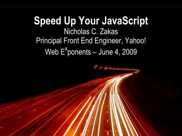 Speed Up Your Javascript Ppt 