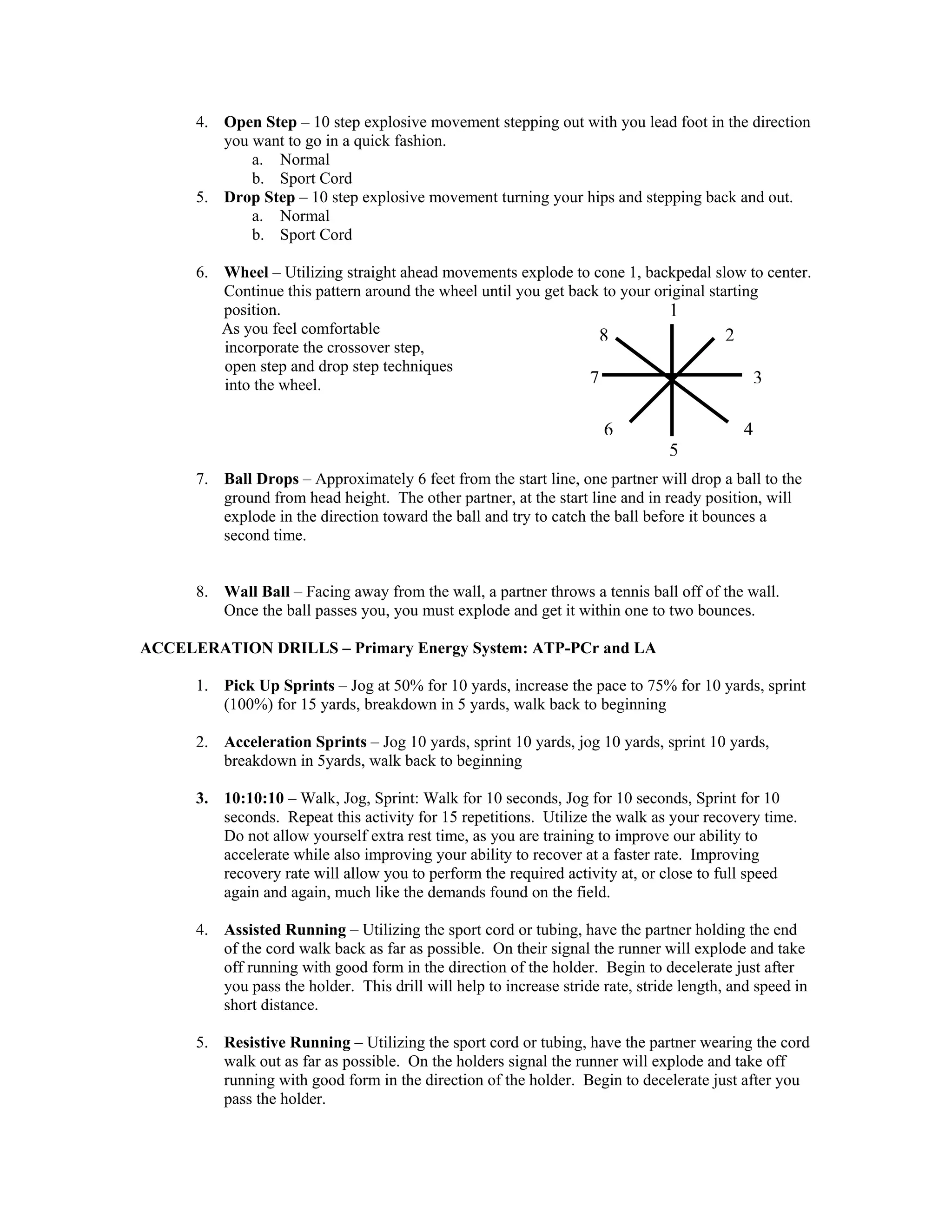 Speed & agility information | PDF
