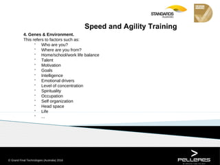 Pelleres Speed & Agility Training Manual | PPT