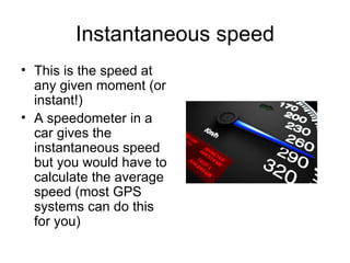 Speed and velocity | PPT