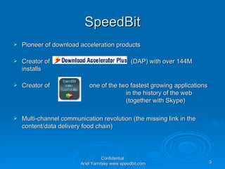 Speedbit 5 Sep07-Travel Tips for your Internet Ride-Ariel Yarnitsky | PPT