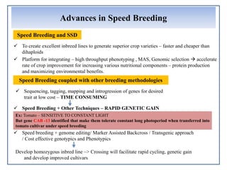 Speed Breeding in Vegetable Crops- innovative approach for present era ...