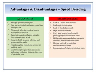 Speed Breeding in Vegetable Crops- innovative approach for present era ...