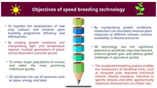Speed Breeding and Varietal Development Dr DD Gaikwad.pptx