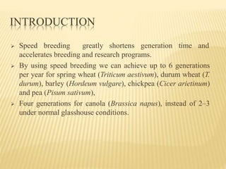 Speed breeding FOR CROP IMPROVEMENT PPT..pptx
