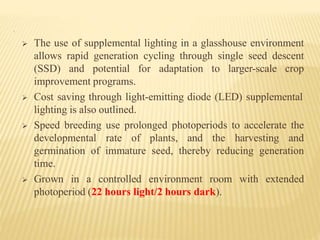 Speed breeding FOR CROP IMPROVEMENT PPT..pptx