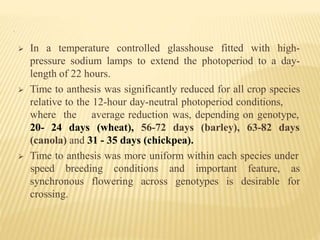 Speed breeding FOR CROP IMPROVEMENT PPT..pptx